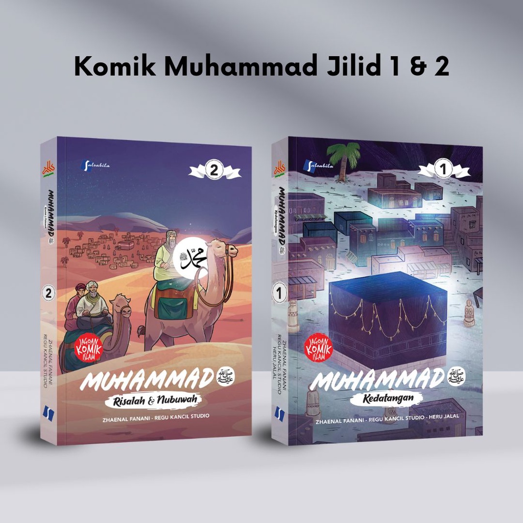 Jual Paket Buku Komik Muhammad Jilid 1 & 2 Seri Pertama Kedatangan Seri Kedua Risalah dan ...
