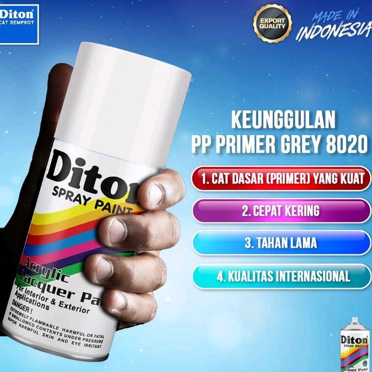 Jual Pilok Epoxy Primer Grey 8020 Cat Semprot Sepeda Motor Mobil Velg ...