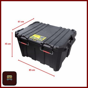 Jual KRISBOW Container Box Kotak Penyimpanan Plastik 135 Ltr LRCBB135 ...