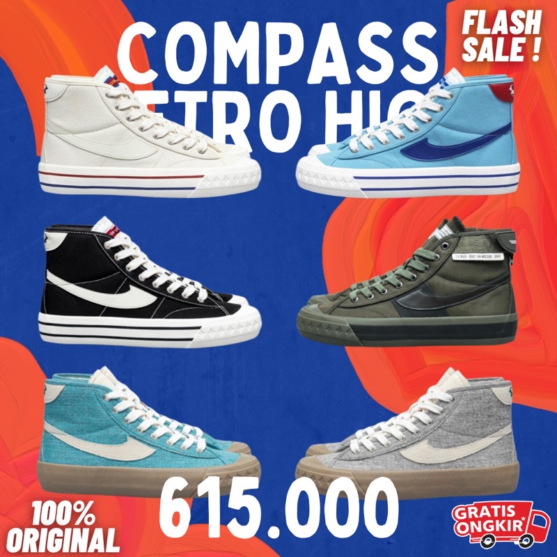Jual [ORIGINAL] COMPASS RETROGRADE HIGH | Shopee Indonesia
