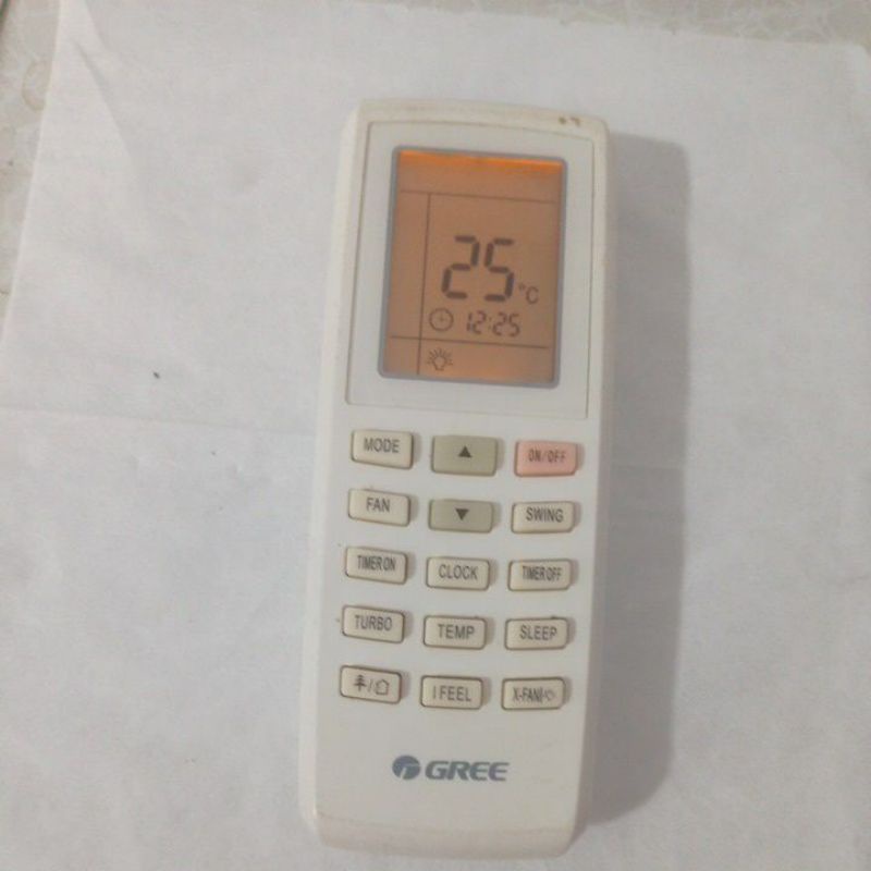 Jual REMOT AC AQUA SANYO GREE YV1FB7 ORIGINAL | Shopee Indonesia