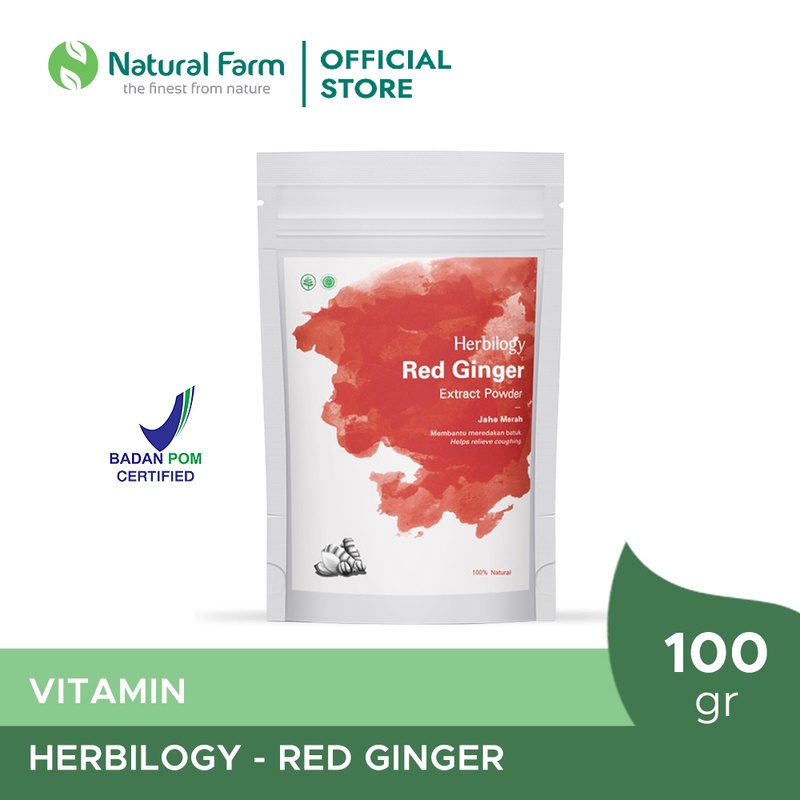 Jual Herbilogy Red Ginger Extract Powder - 100gr | Shopee Indonesia