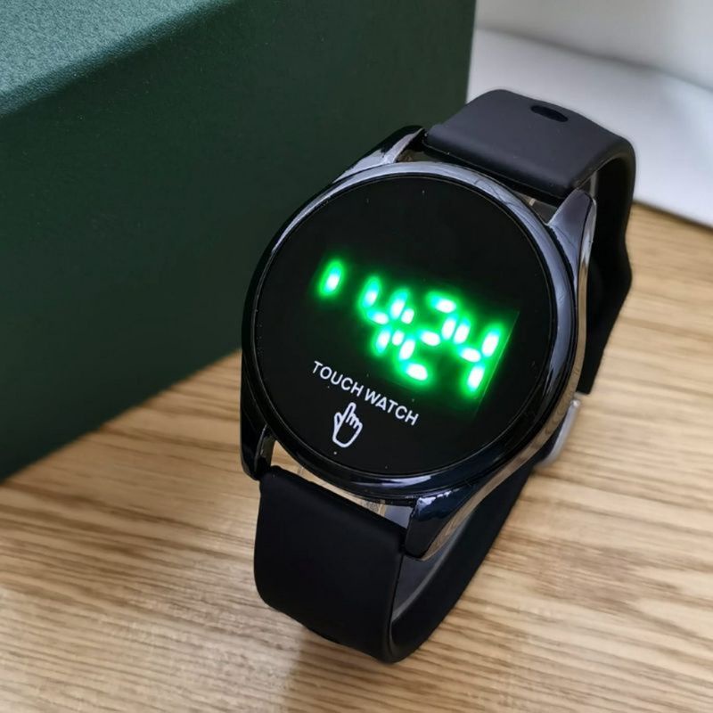 Jual [DGS] COD Jam Tangan Pria Cowok Digital Led Rubber Touch Watch ...