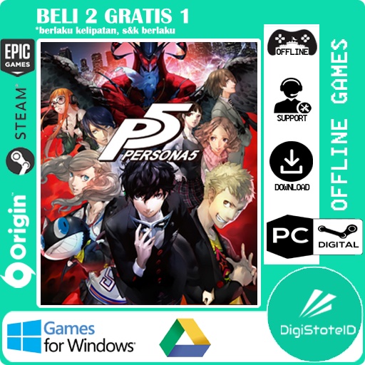Jual Persona 5 + RPCS3 Emulator - Game PC | Shopee Indonesia