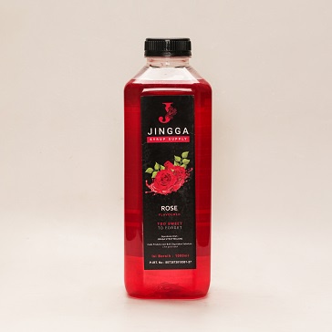 Jual JINGGA Rose Syrup 1000 ml - Sirup Flavour Mawar Untuk Mocktail ...