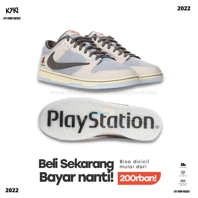 Jual Sneakers Air Jordan 1 Low PS5 BNIBWT | Shopee Indonesia