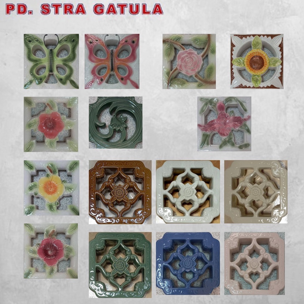 Jual Loster / Roster Aneka Motif 30 x 30 - Roster Keramik - Roster ...