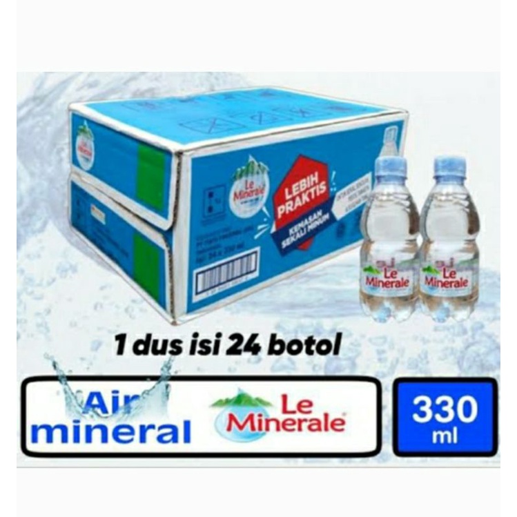 Jual Le minerale 330ml x 24pcs Per Dus | Shopee Indonesia