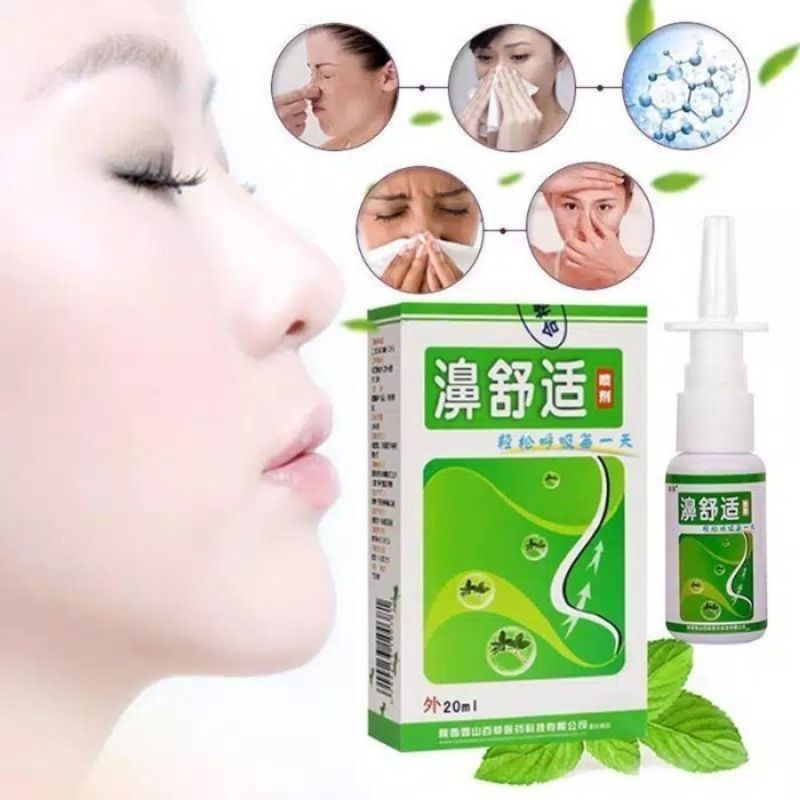 Jual Spray Bidou Yan - Obat Sinus Spray Atasi Hidung Tersumbat Terapi ...