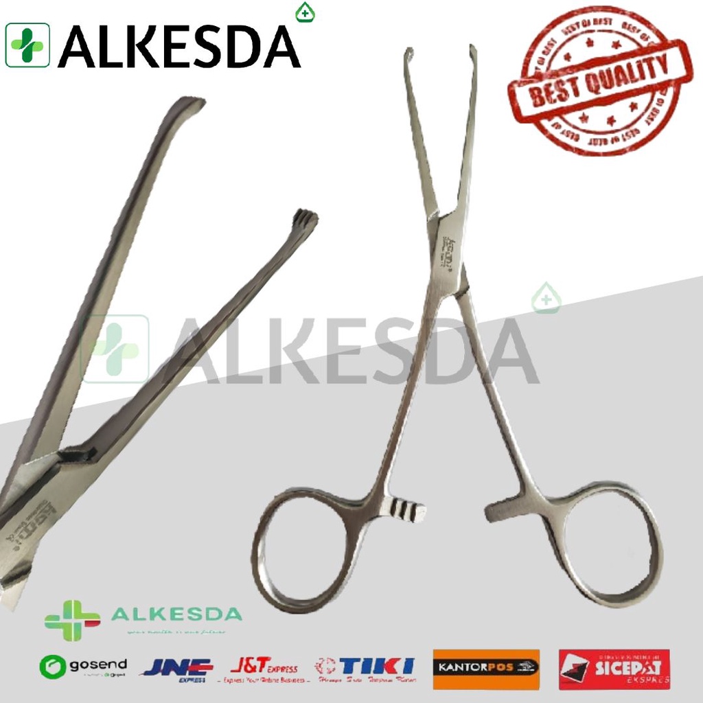 Jual Allis Clamp 14cm / Tissue Forceps 2X3 Teeth 14cm | Shopee Indonesia