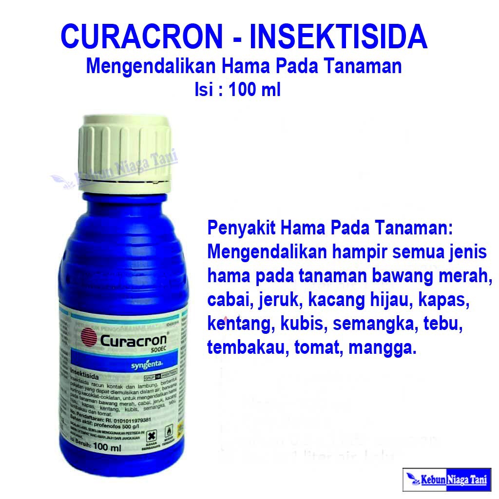Jual Pestisida curacron 100 ml - insektisida curacron - obat hama ulat ...