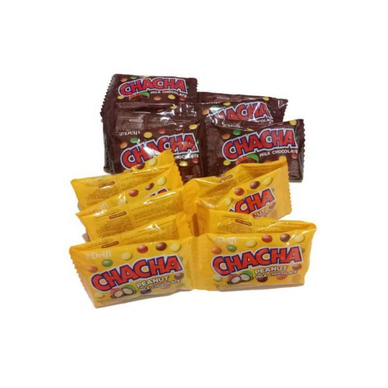 Jual ChaCha Milk Chocolate renceng 5 gr x 10 pcs / permen cokelat ...
