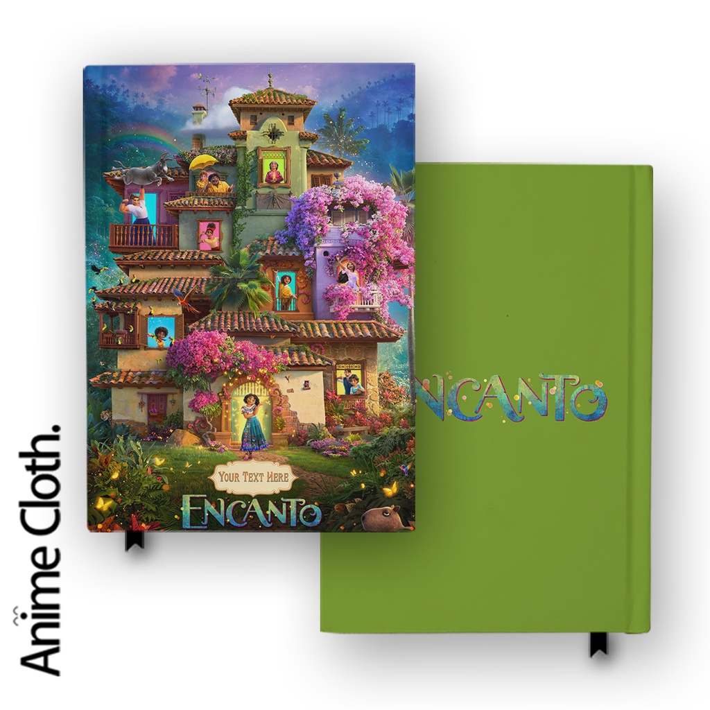 Jual Buku Catatan Notebook Animasi Encanto 2 Hardcover Custom Nama ...