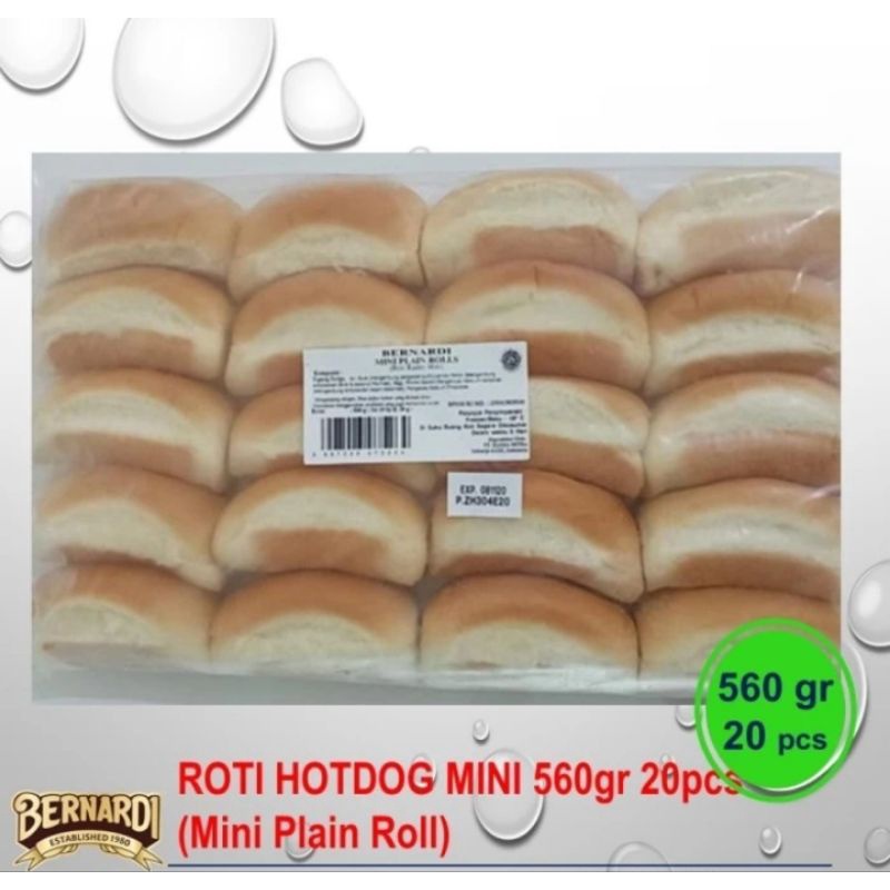 Jual Bernardi Roti Hot Dog Mini isi 20 | Shopee Indonesia