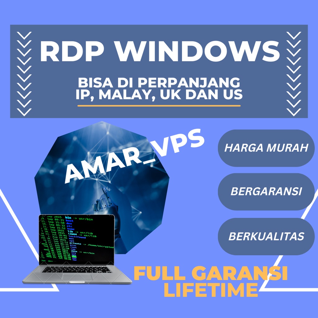 Jual RDP 8CORE 8GB RAM BISA PERPANJANG FULL GARANSI - AMAR_VPS | Shopee ...