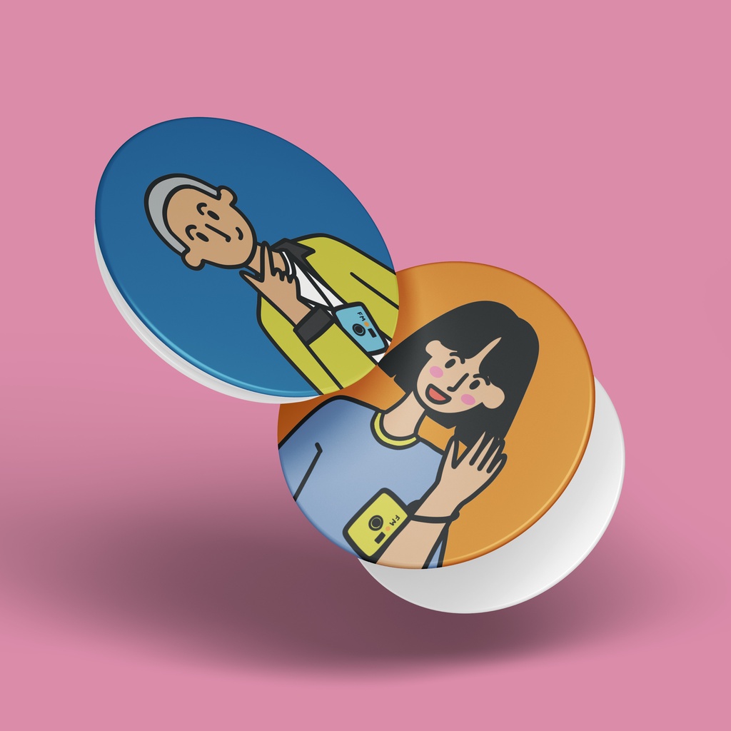 Jual Popsocket Akrilik Monk dan Ming | Shopee Indonesia