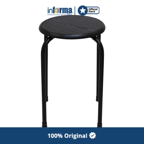 Jual Informa Hove Bangku - Hitam Stool Tempat Duduk Serbaguna Bangku ...