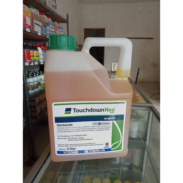 Jual HERBISIDA TOUCHDOWN NEO 480 SL 4L | Shopee Indonesia