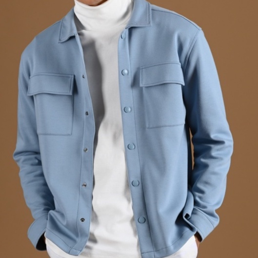 Jual Jaket Shacket Outer Pria Shacket Jacket Pleece Jaket Pria Jacket ...