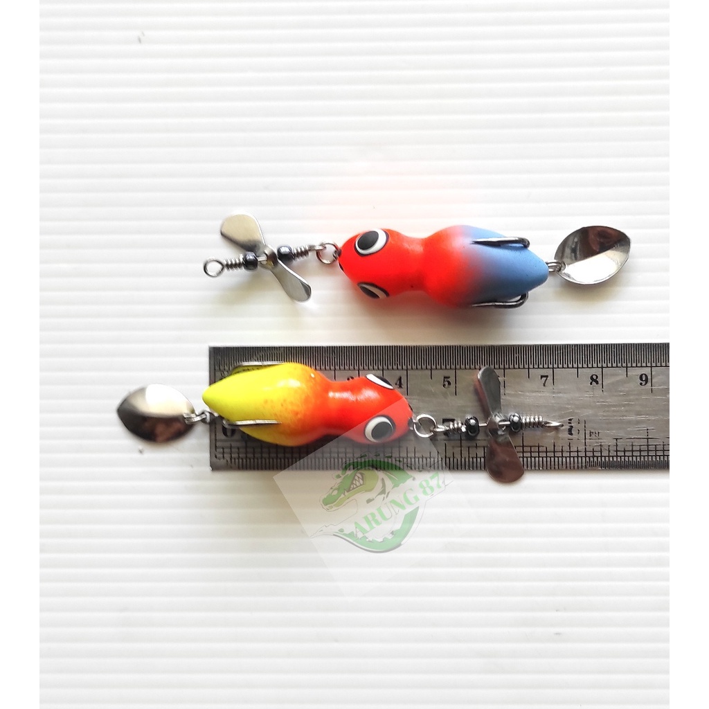 Jual Umpan Soft Frog Propeller Umpan Mancing SF Propeller | Shopee ...
