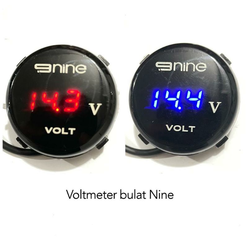 Jual volt meter voltmeter bulat 9 NINE | Shopee Indonesia