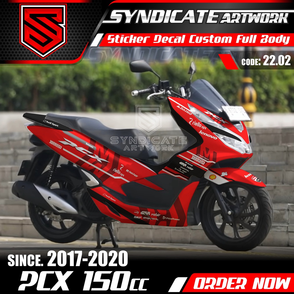 Jual Decal Stiker Honda PCX 150 Tahun 2017 2018 2019 2020 Sticker Full ...