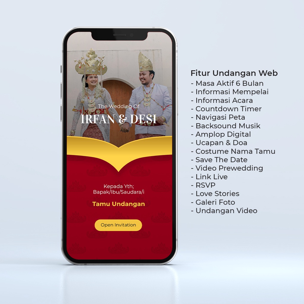 Jual Undangan Pernikahan Web Website Online | Shopee Indonesia