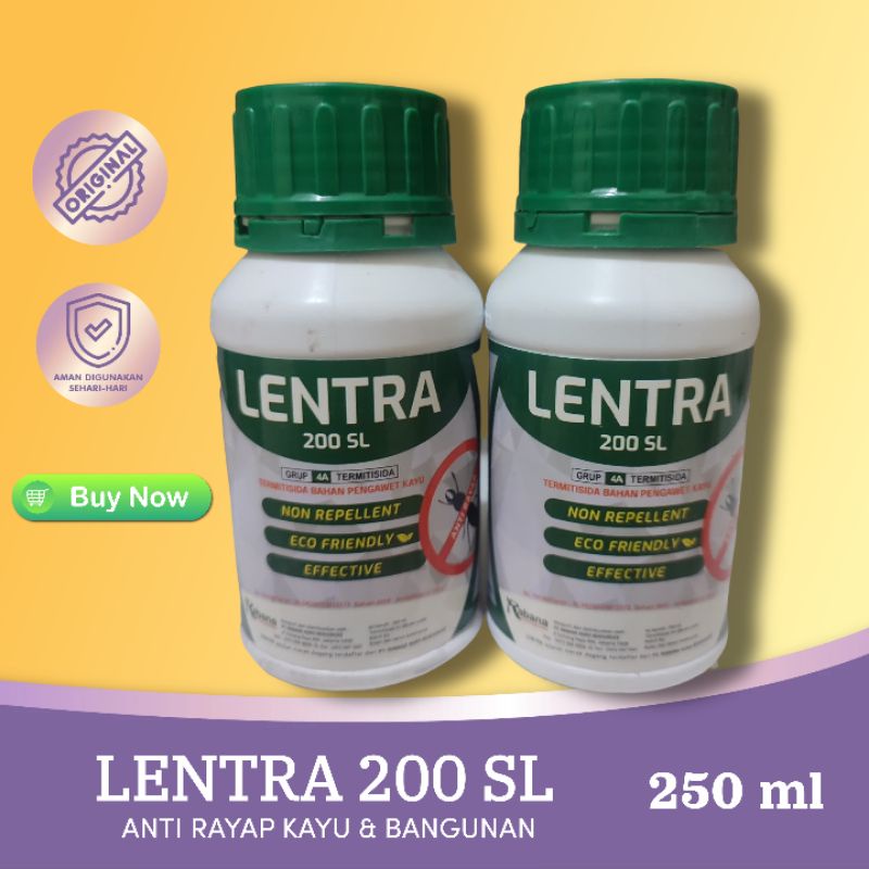 Jual ANTI RAYAP @ Lentra 200 SL Pengawet Kayu Bangunan Dan Rumah 250 ML ...