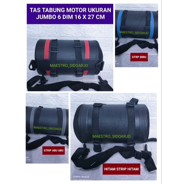 Jual TAS TABUNG MOTOR JUMBO UK 6 DIM 16 X 25 CM | Shopee Indonesia