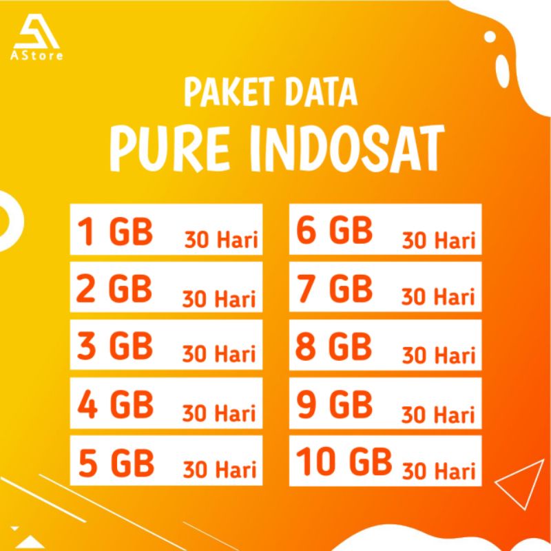 Jual PAKET DATA PURE INDOSAT OOREDOO / IM3 | FULL 24 JAM | 30 HARI ...