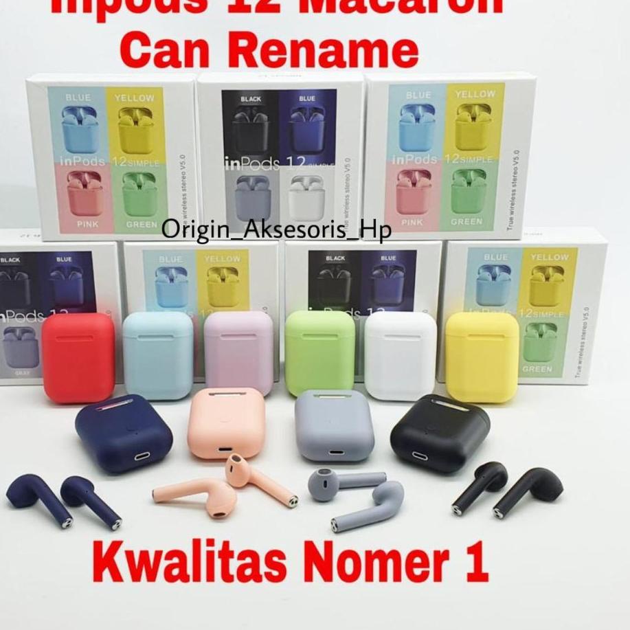 Jual Terbaru!! Inpods 12 TWS Wireless Earphone Bluetooth 5.0 Warna ...