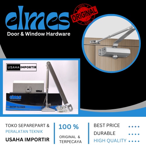 Jual Promo Door Closer Penutup Pintu Otomatis Menahan Pintu Anti Karat 180 Derajat Non Hold Open ...