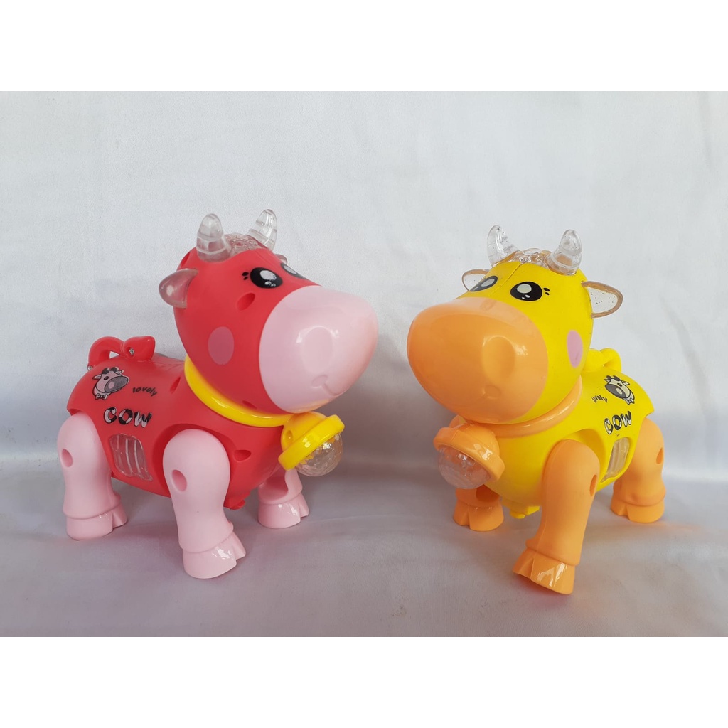 Jual Mainan Lucu Sapi Berjalan Ada Suara, Lampu & Musik | Shopee Indonesia
