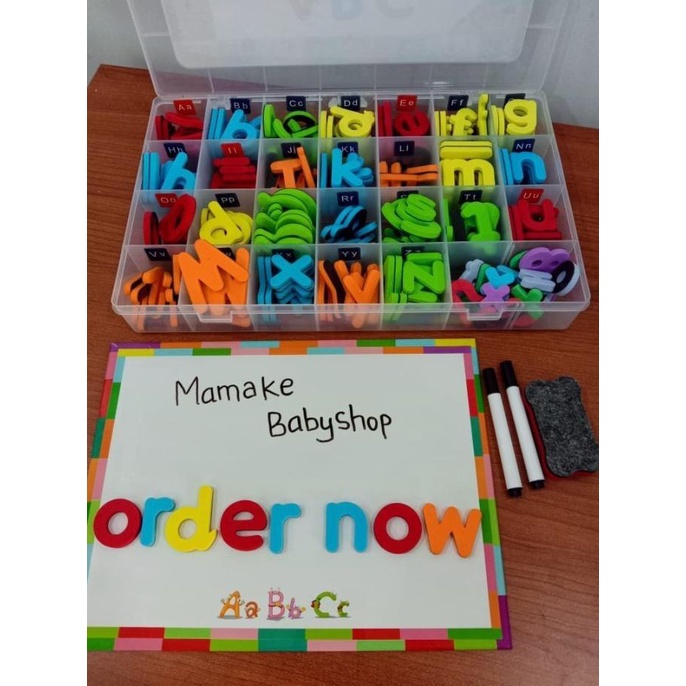 Jual Magnetic Alphabet Set(2) Ready Original | Shopee Indonesia