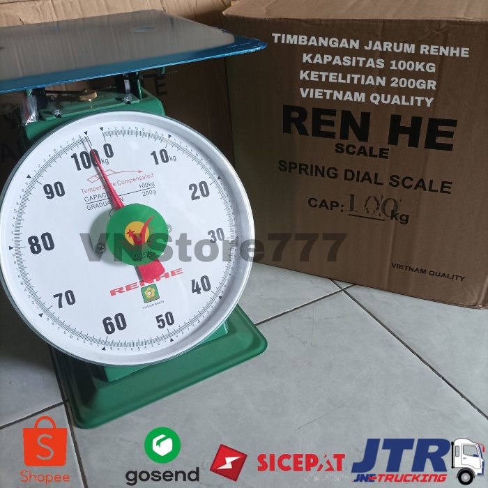 Jual Timbangan Duduk Manual 150kg 100kg 50kg 30kg 20kg 10kg Jarum Renhe Vietnam Quality | Shopee ...