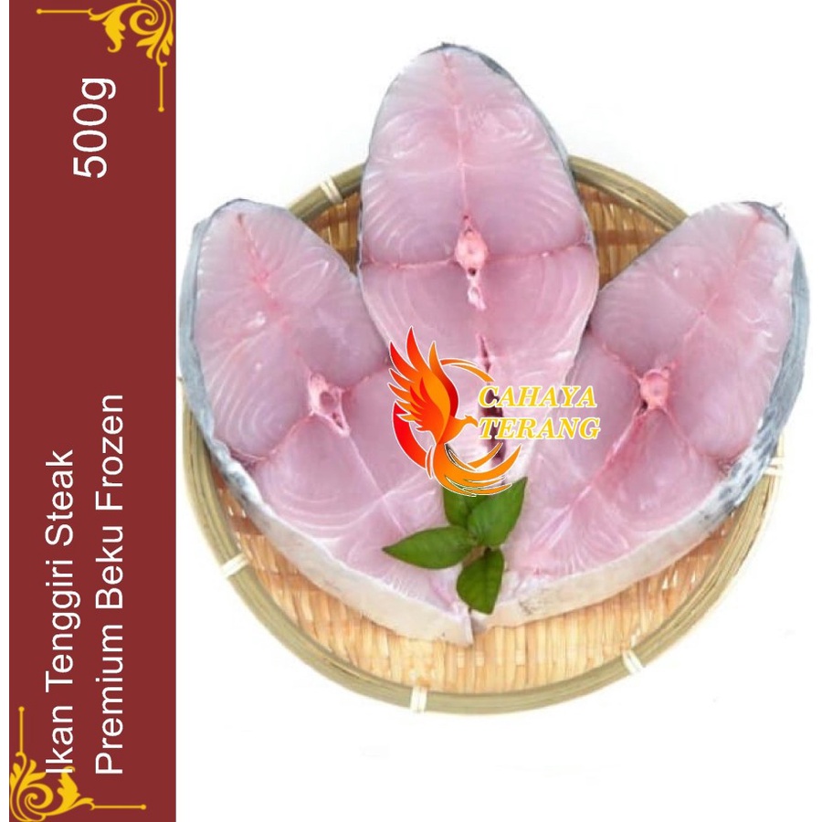 Jual Ikan Tenggiri Steak Beku Frozen Tebal 2 cm Premium 500gr 500 gr ...