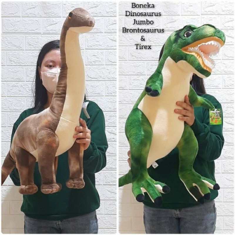 Jual BONEKA DINOSAURUS TREX T REX BRONTOSAURUS JUMBO SEULGI | Shopee ...