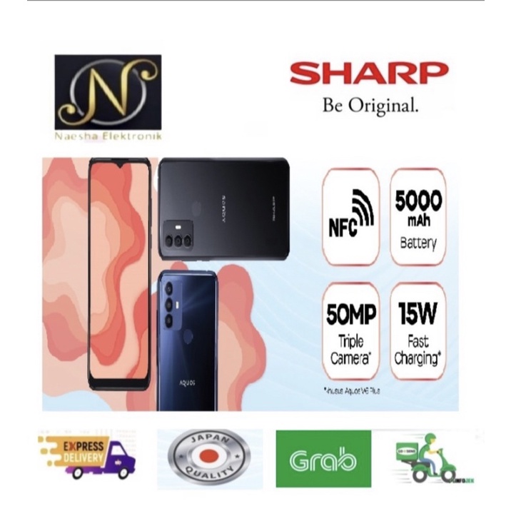 Jual SHARP SMARTPHONE AQUOS V6 PLUS 4GB+64GB NFC | Shopee Indonesia