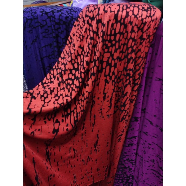 Jual Kain KAOS BLUDRU MOTIF (harga tertera per ½ meter/50cm) | Shopee ...