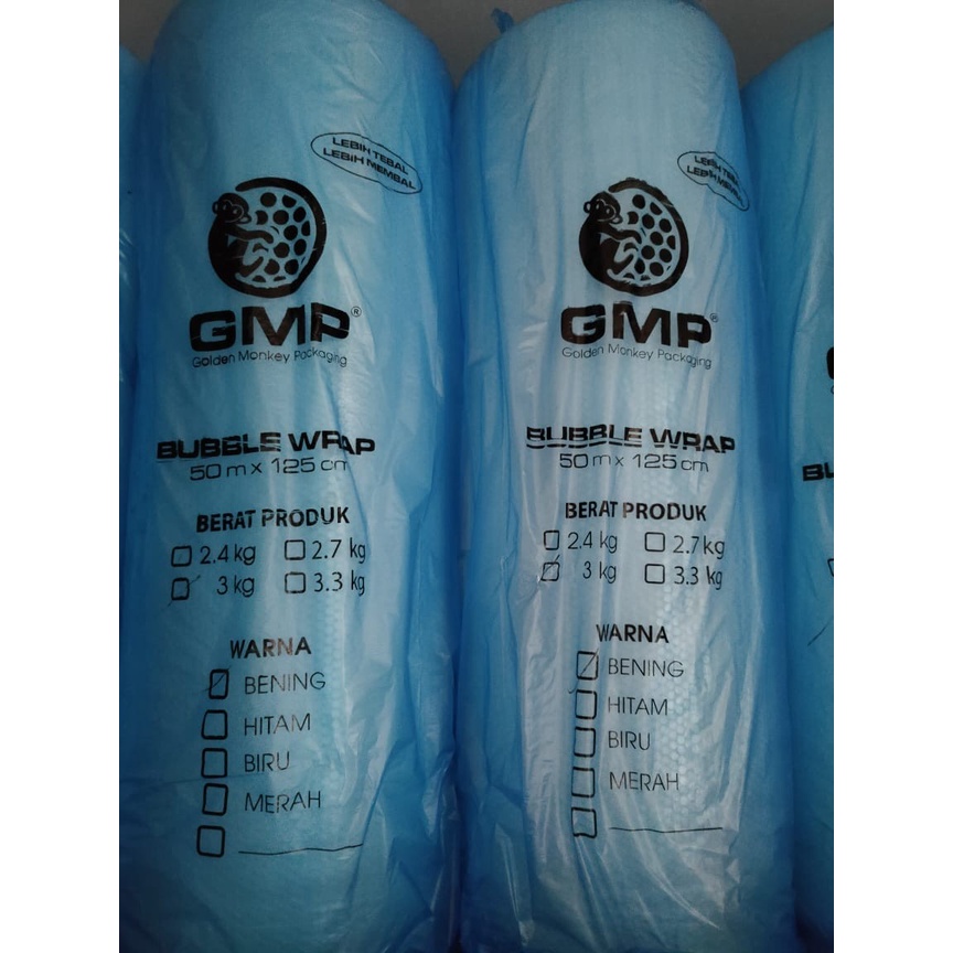 Jual GOSEND Bubble Wrap GMP 3kg BENING 125cm*50m/Buble Wrap GMP 3kilo ...