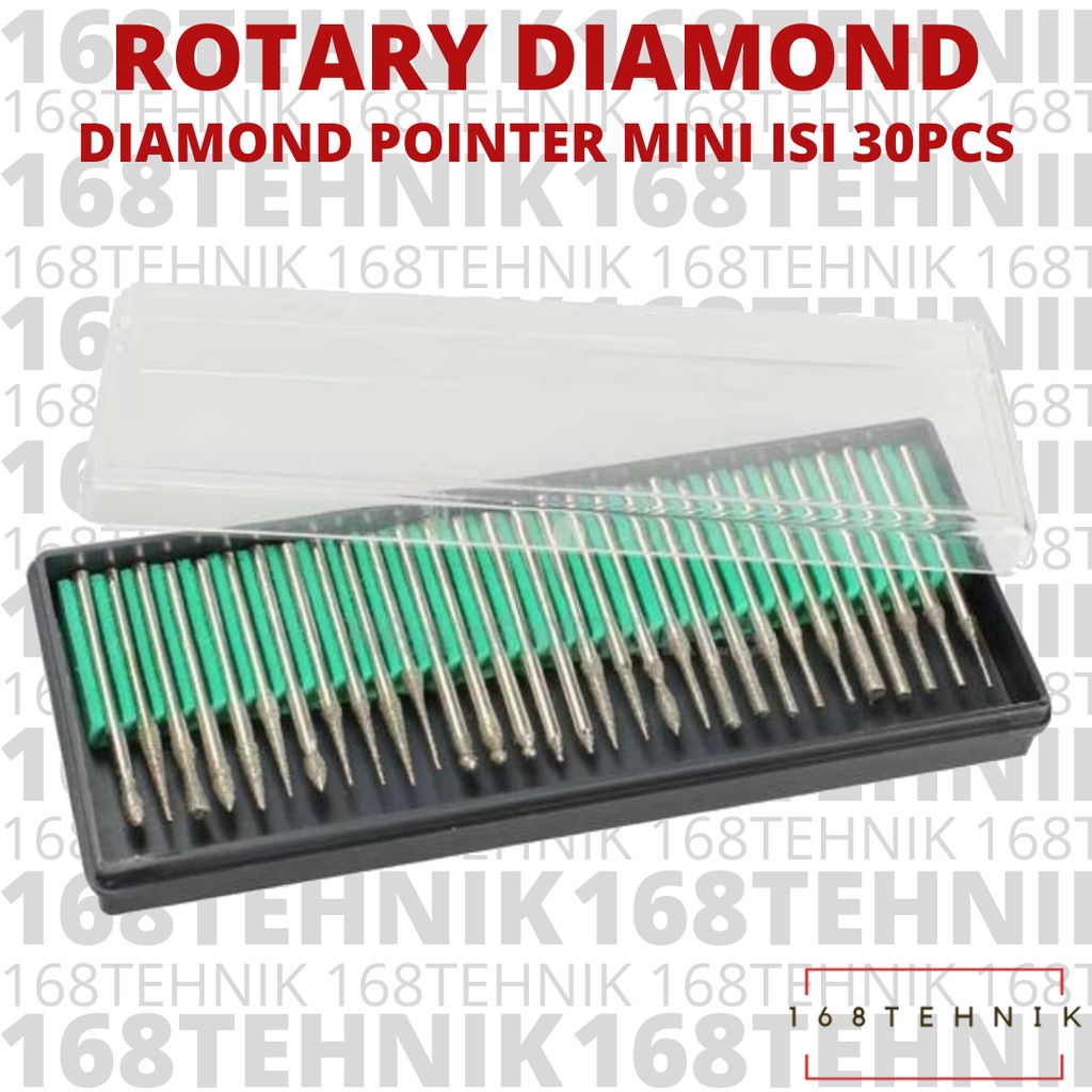 Jual MATA TUNER DIAMOND 30PC SET / DIAMOND POINTER ISI 30 PCS / BOR ...