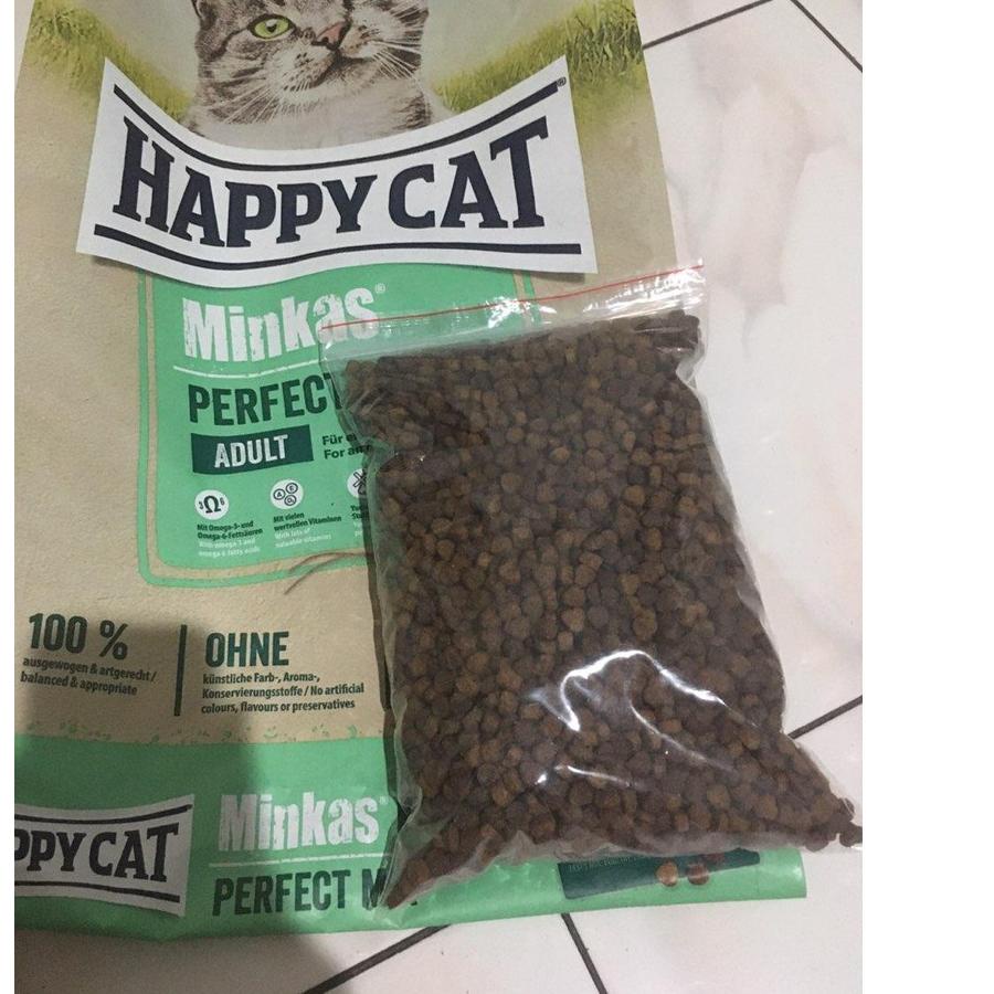 Jual Terjamin Happy Cat 1Kg Repack Minkas Perfect Mix - Makanan Kucing ...
