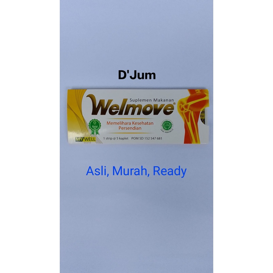 Jual WELMOVE 1 Strip 5 Kapsul Suplemen Makanan Ultrasakti | Shopee ...