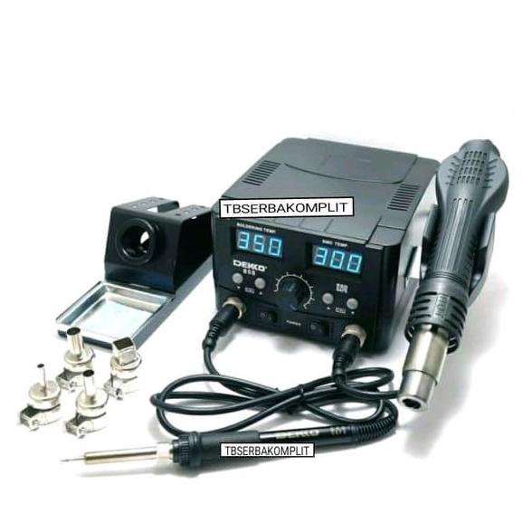 Jual Dekko 858 Solder Station Plus Blower Uap Smd Rework Station Hot ...
