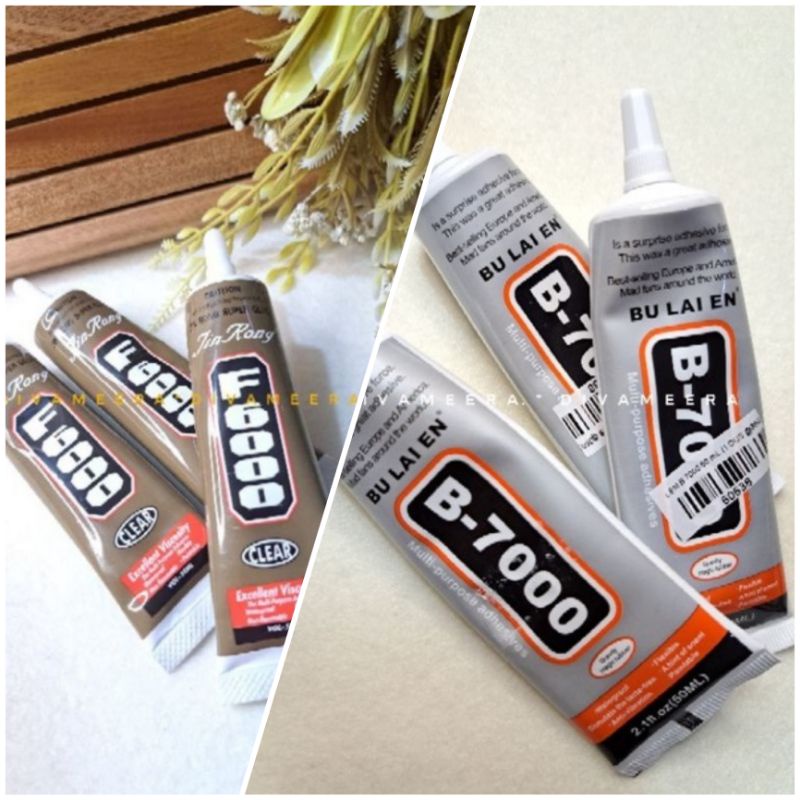 Jual Lem f6000 50 ml , lem b7000, lem kuku, lem aksesories | Shopee Indonesia