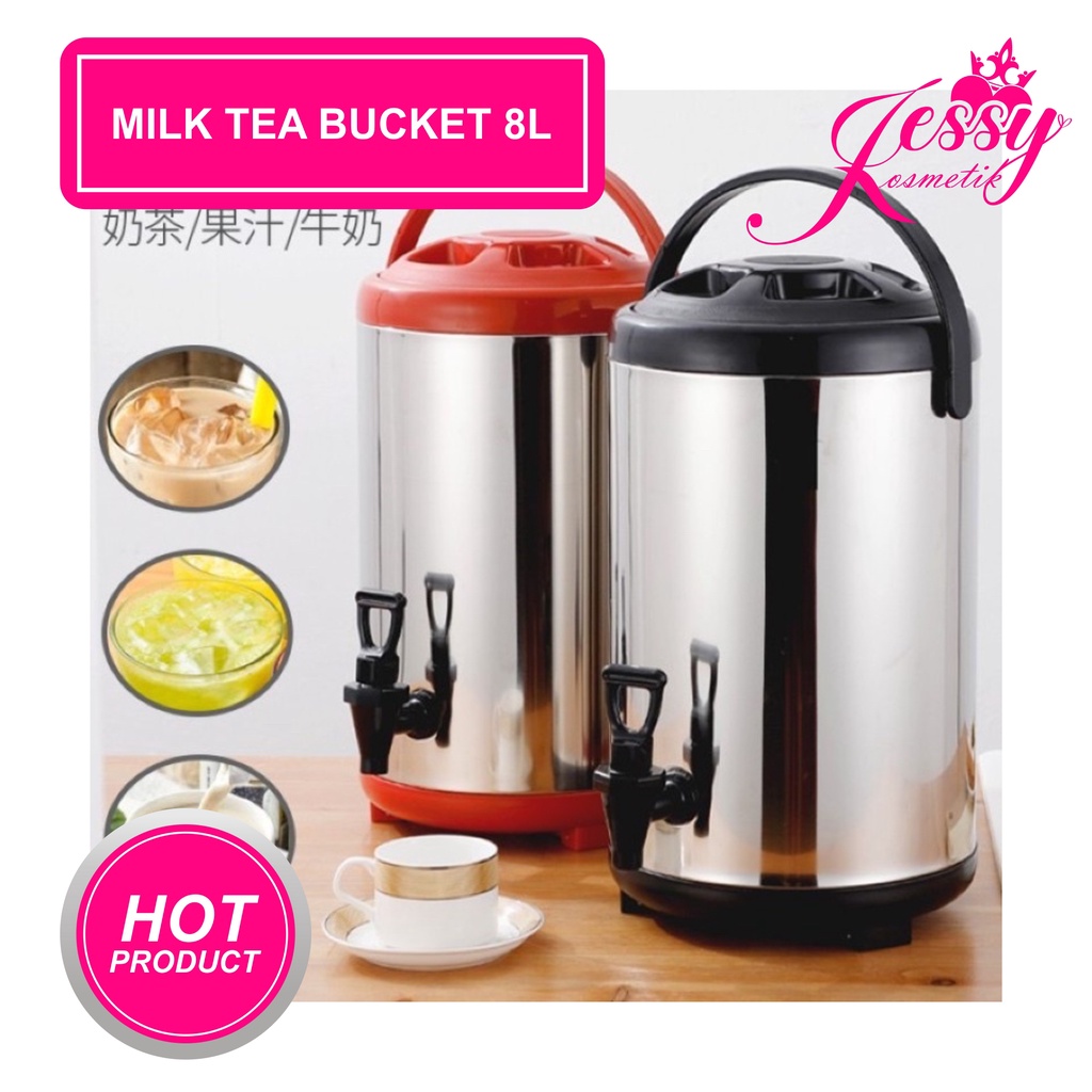 Jual Milk Tea Bucket Water 12 Liter / Dispenser Minuman Serbaguna ...