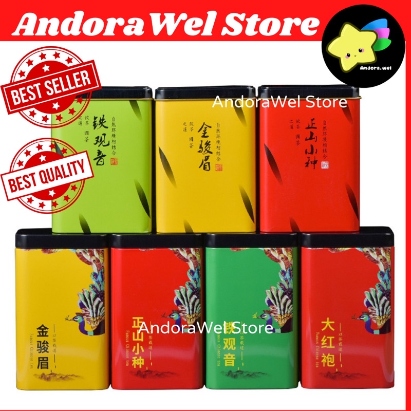 Jual Chinese Tea Best Quality Premium Box Teh Cina Kemasan Kaleng Teh ...