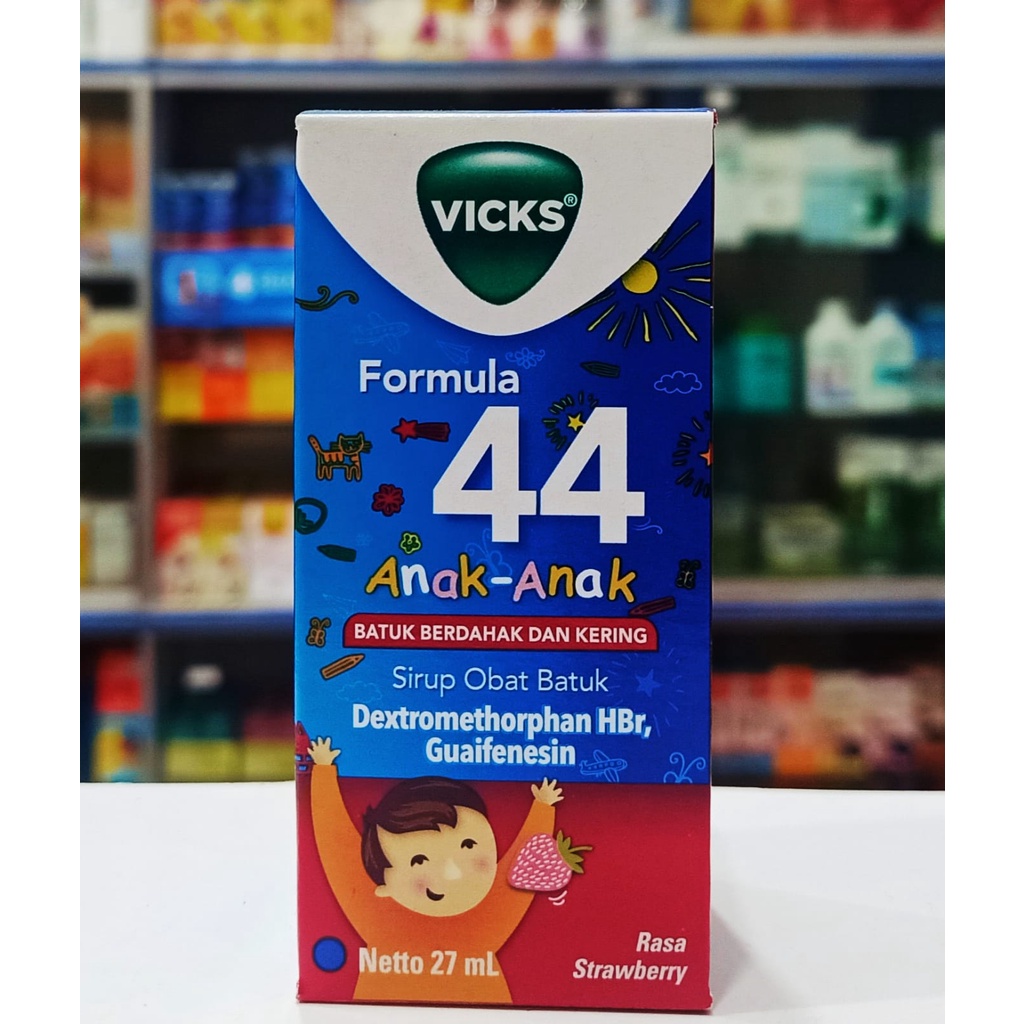 Jual Vicks Formula 44 Anak 27 ml Obat Batuk Kering dan Batuk Berdahak ...