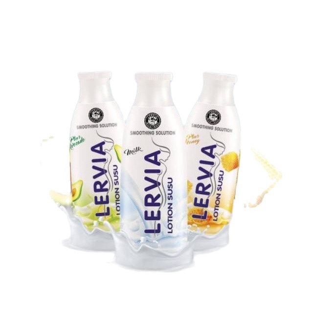 Jual Lervia Hand Body Lotion Susu Efektif Mencerahkan Kulit 200 ml ...