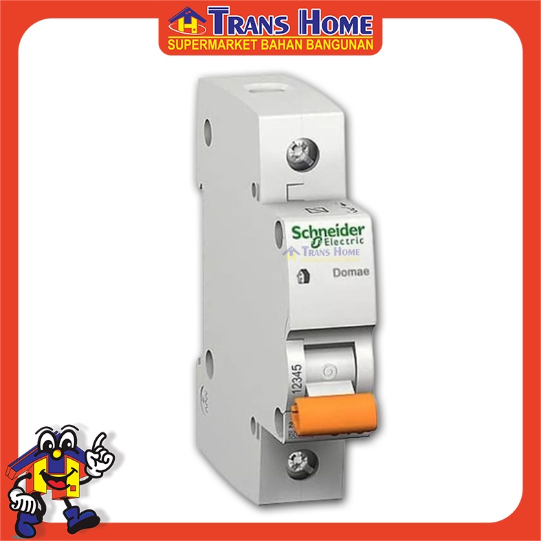 Jual Domae Mini Circuit Breaker MCB 1P C 10A 6000A (SCHNEIDER) | Shopee Indonesia